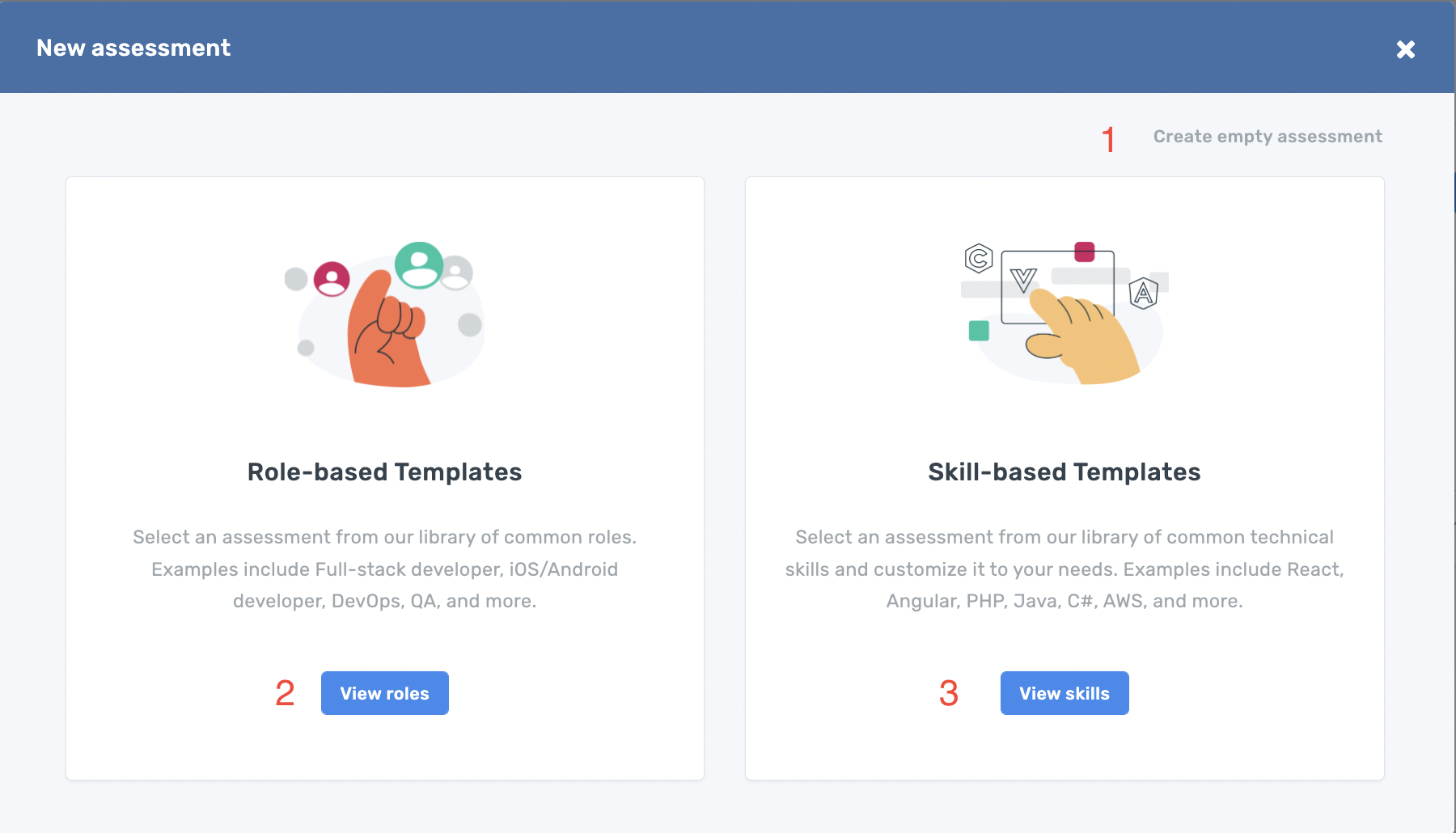 Create an Assessment